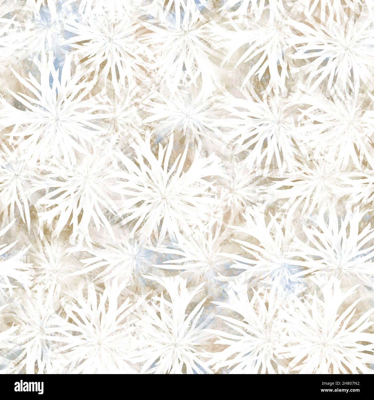 Seamless neutral and white grungy classic abstract surface pattern ...