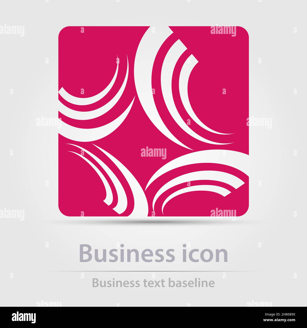 Originally designed color abstract vector business icon for creative ...