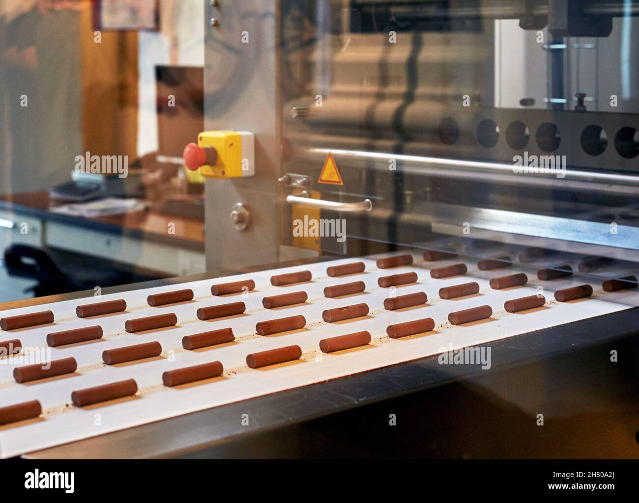 Visiting Cailler chocolate museum and factory. Broc, Switzerland Stock ...