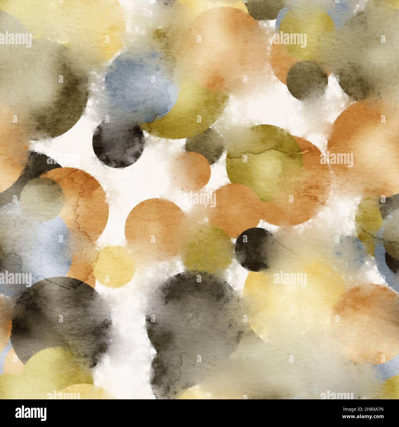 Seamless geo watercolor wet on wet bleed surface pattern design for ...