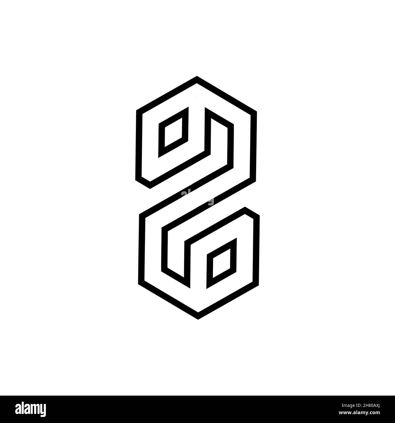 Goose line icon. Simple style goose abstract logo symbol. Logo design ...