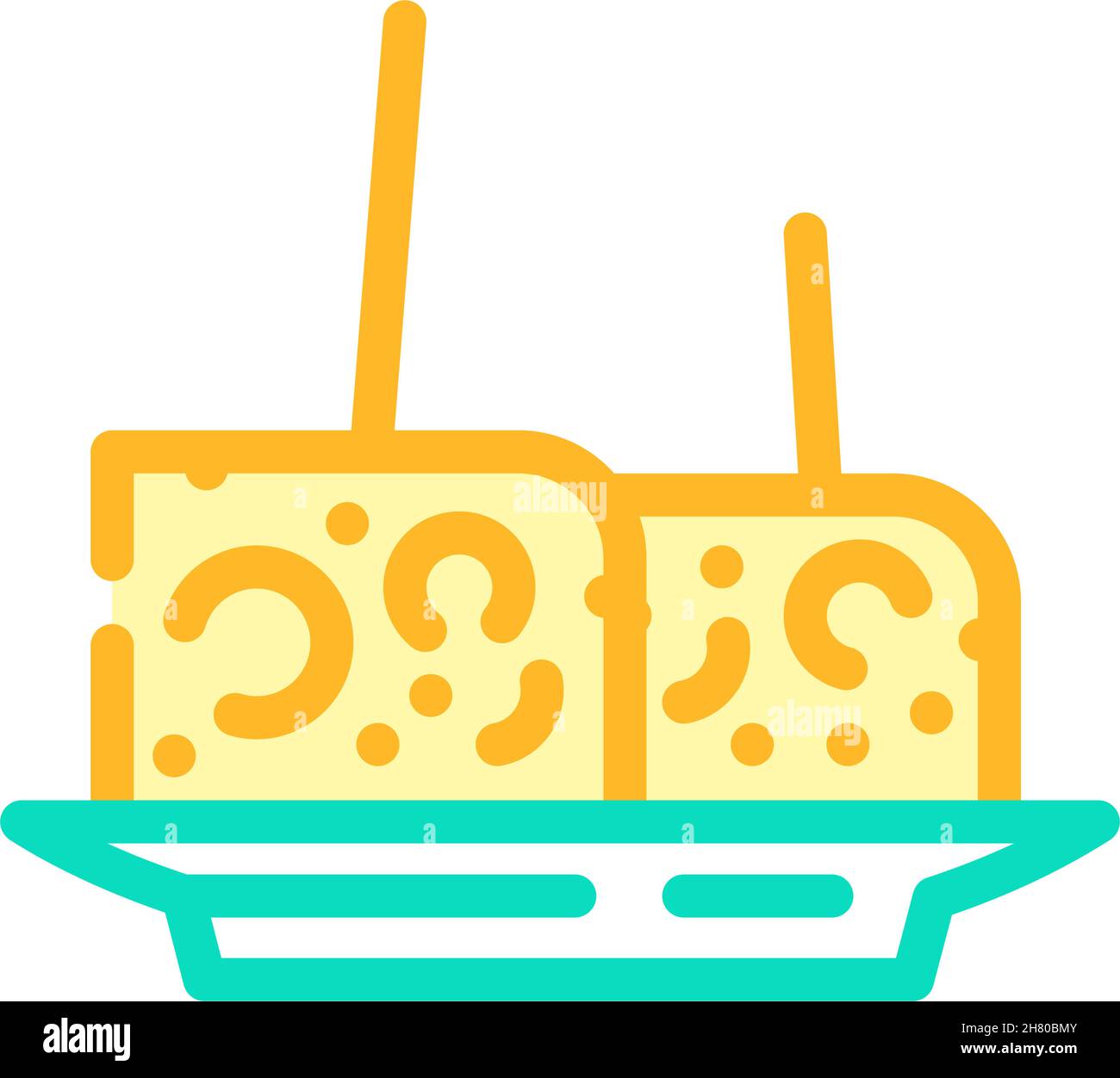 cheese snack for wine color icon vector illustration Stock Vector Image ...