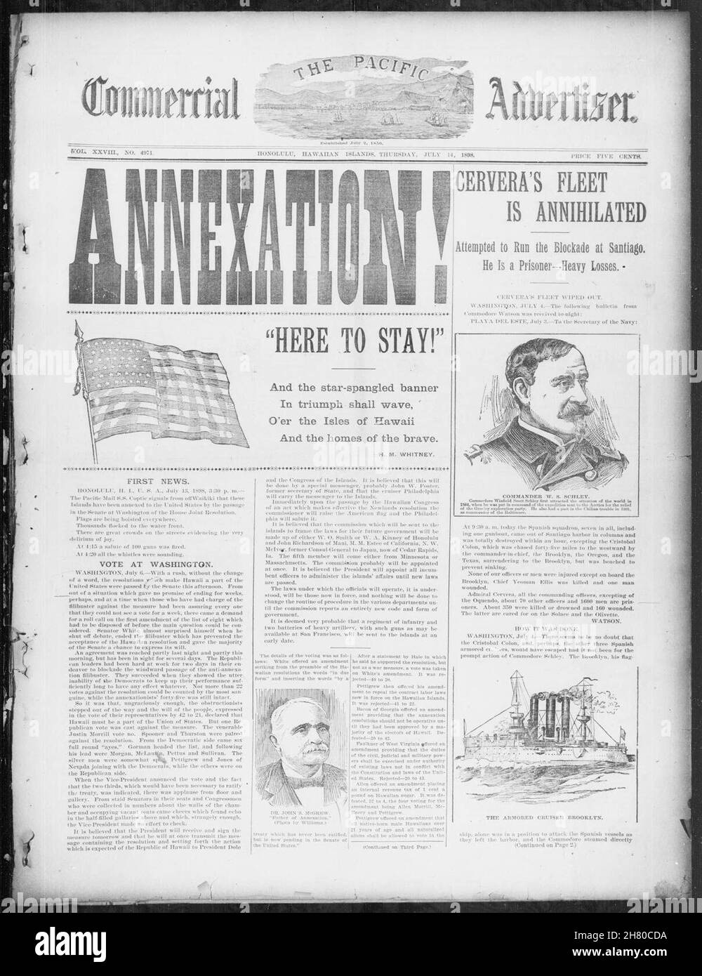 Hawaii annexation hi-res stock photography and images - Alamy