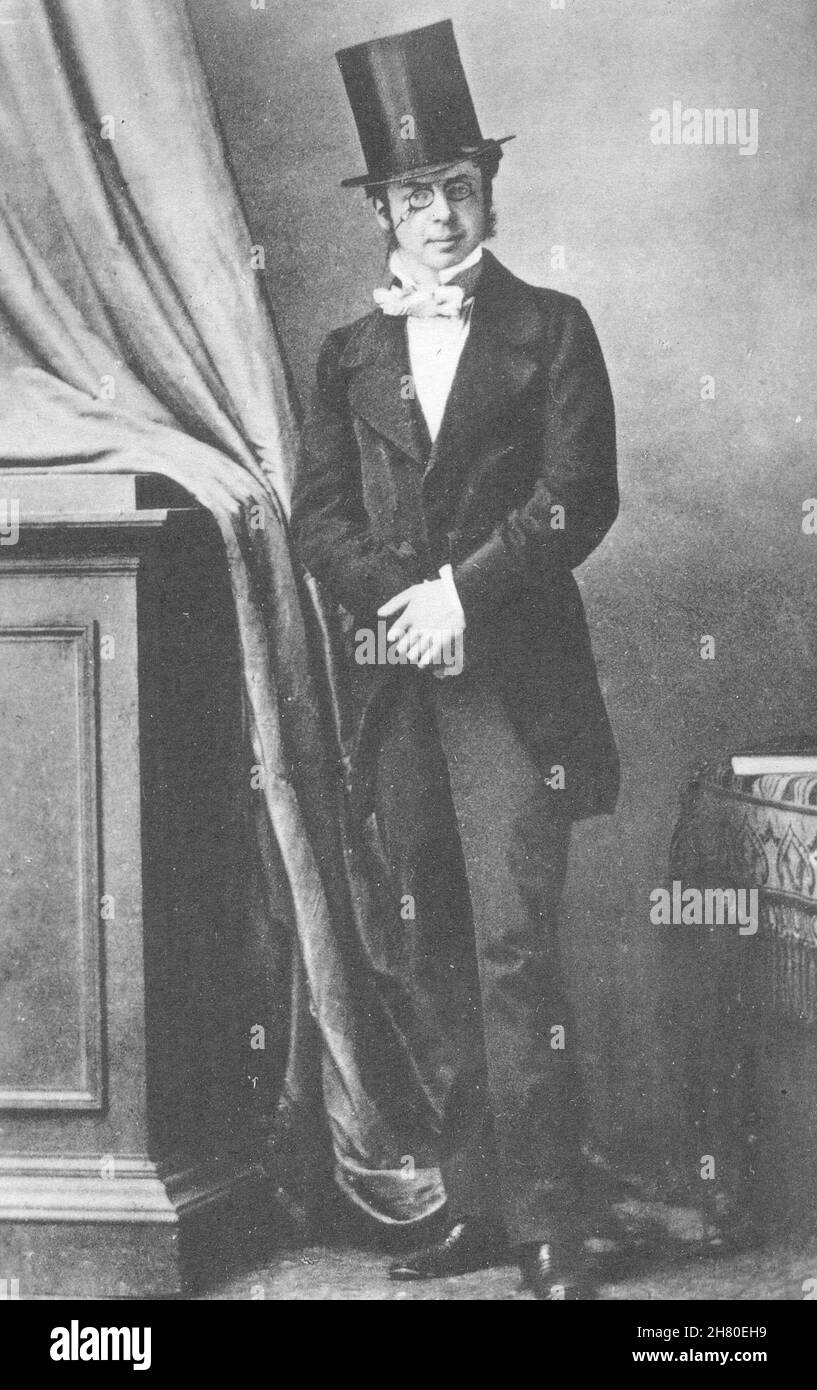 CZECH REPUBLIC. Portrait of Prince of Lobkowicz, c.1862 1935 old ...