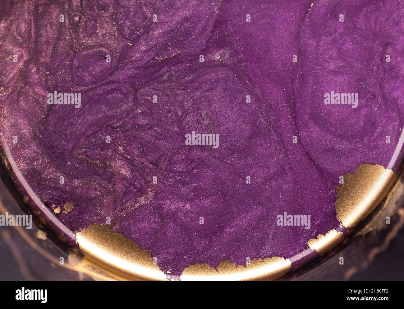 Swirls of alcohol ink in lilac, lavender, violet, gold are reminiscent ...