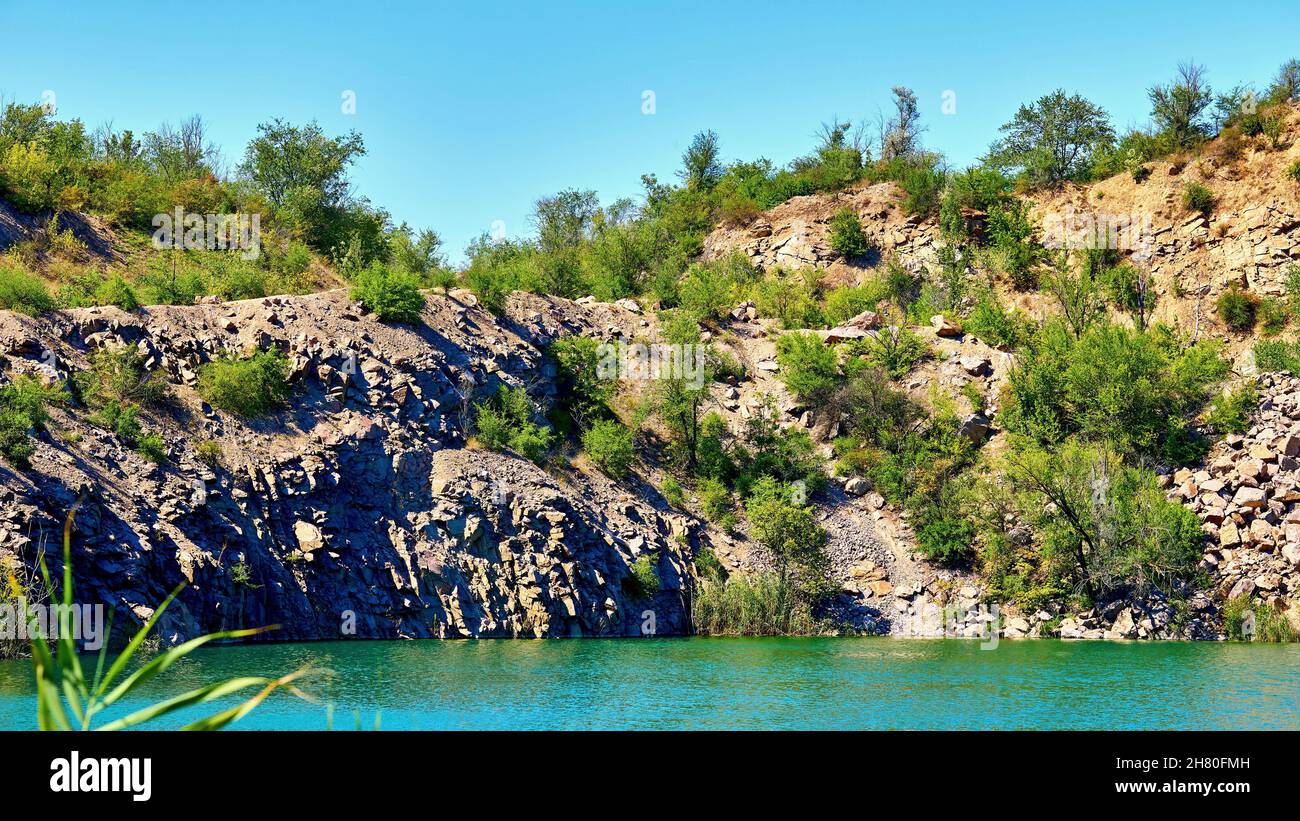Rocky shore radon lake on hi-res stock photography and images - Alamy