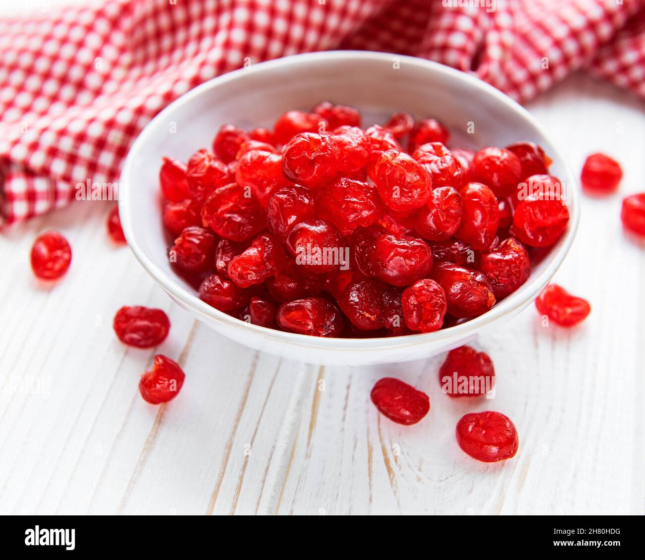 Sweet dried cherries Stock Photo - Alamy