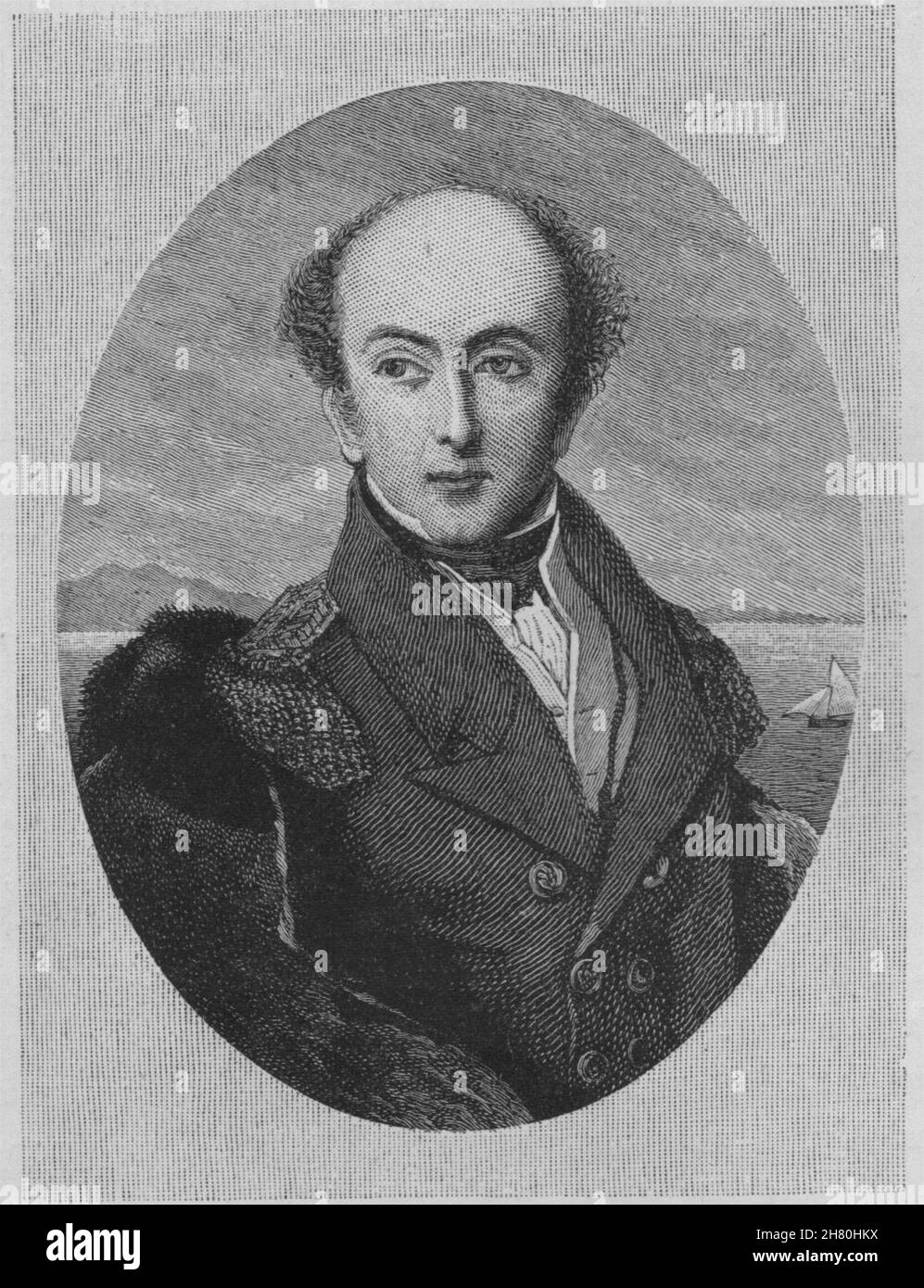 Philip Parker King. Explorers. Australia 1890 old antique print picture ...