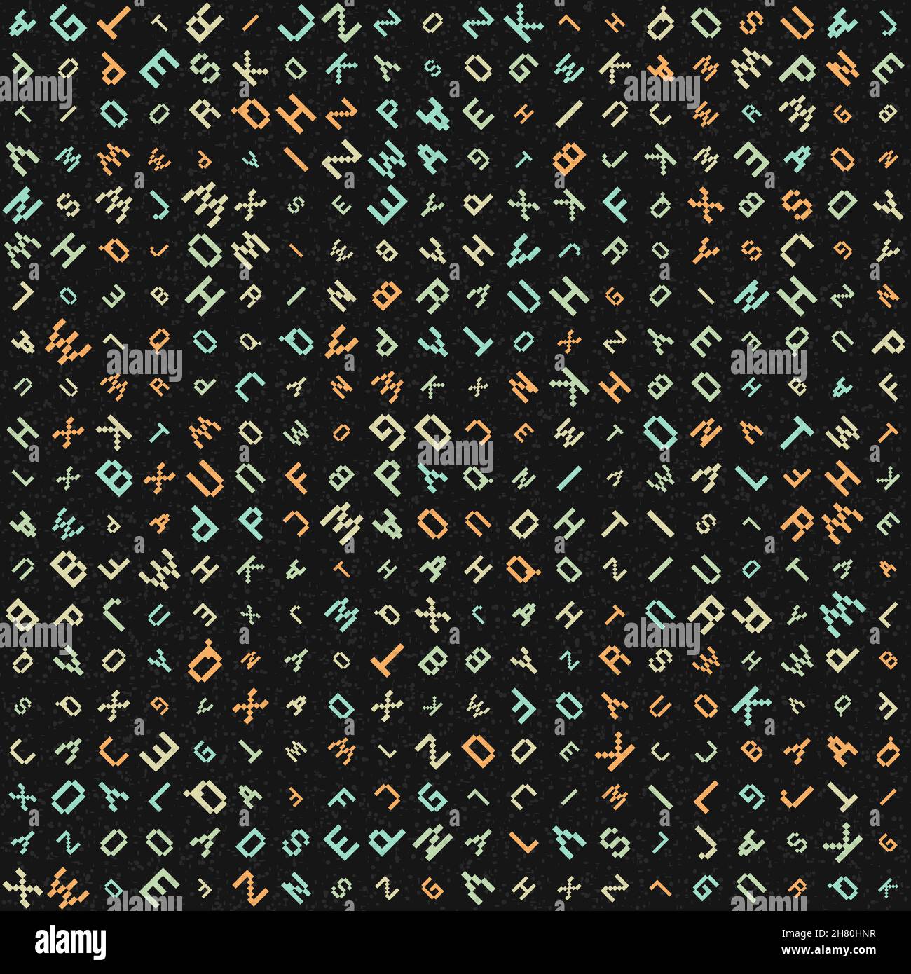 Abstract Geometrical generative computational art illustration Stock ...