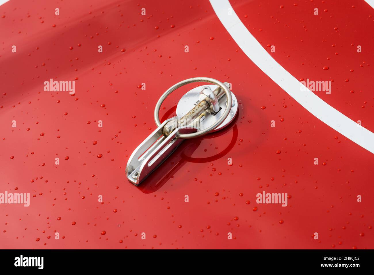 Close up detail of an Alfa Romeo 155 TS classic sports touring racing ...