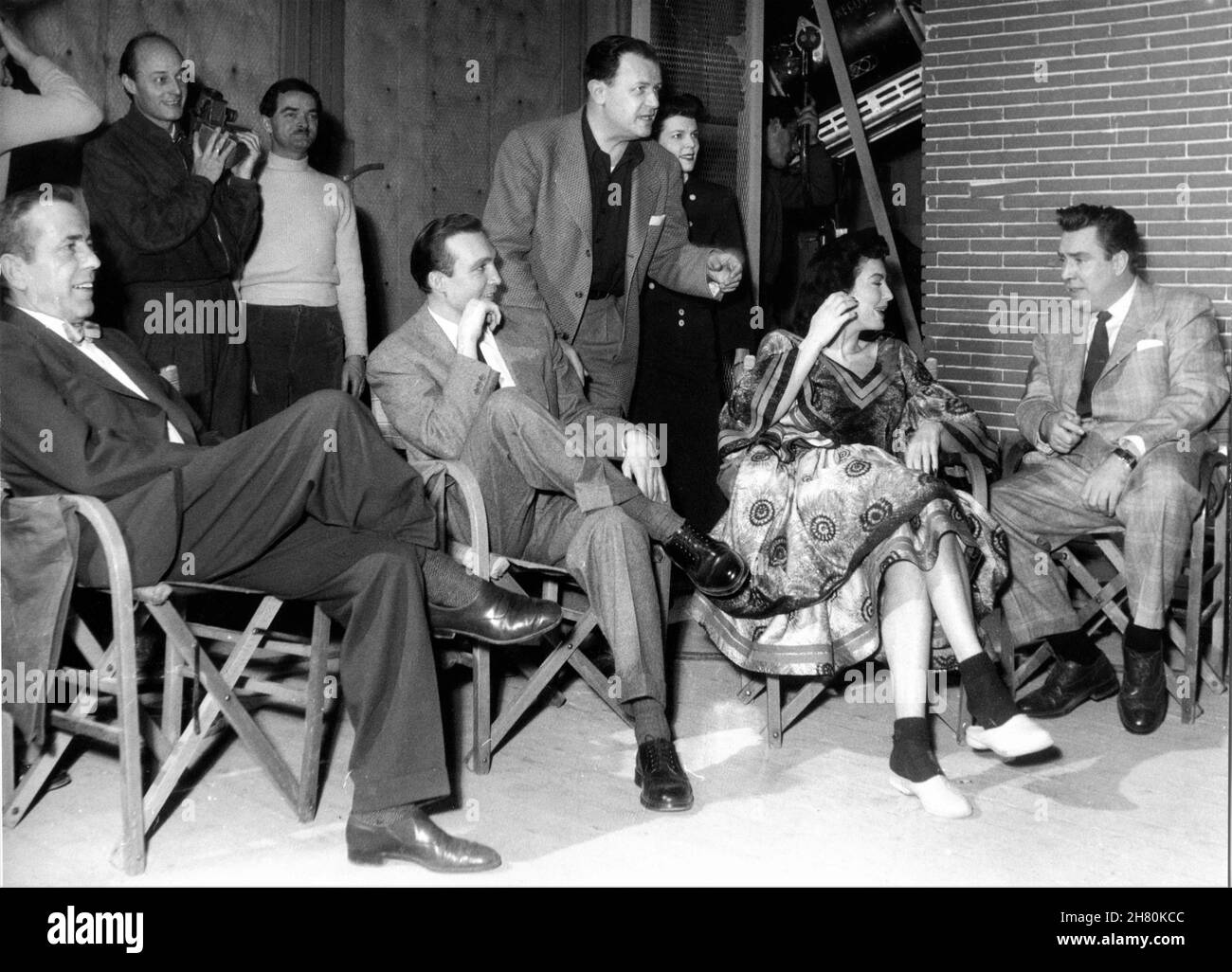 HUMPHREY BOGART Cinematographer JACK CARDIFF (with camera) WARREN ...