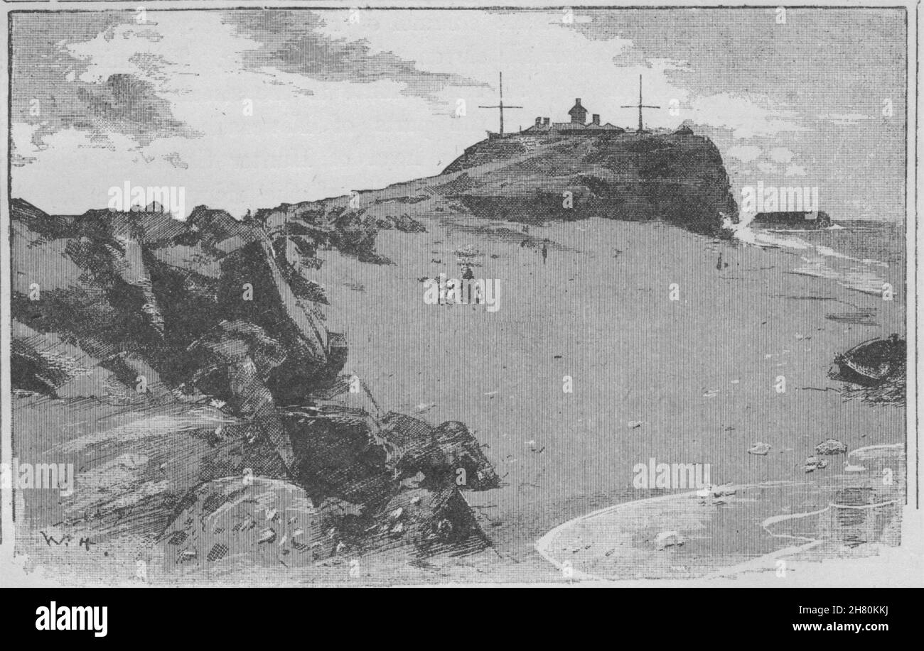 "Nobby's". The Hunter Valley. Australia 1890 old antique vintage print ...