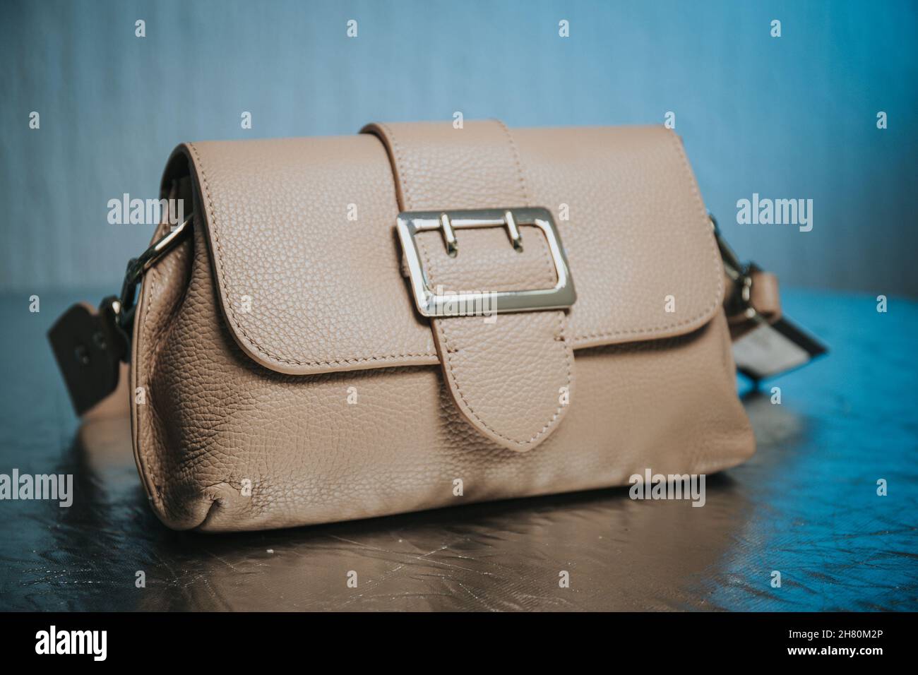 Cream leather handbag hi-res stock photography and images - Alamy