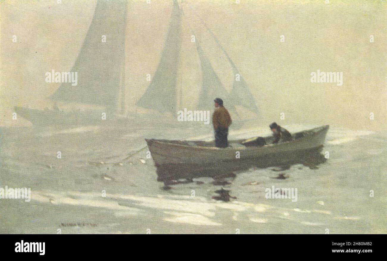 LANDSCAPES. the Gt banks. (oil painting by Norman Wilkinson) 1936 old ...