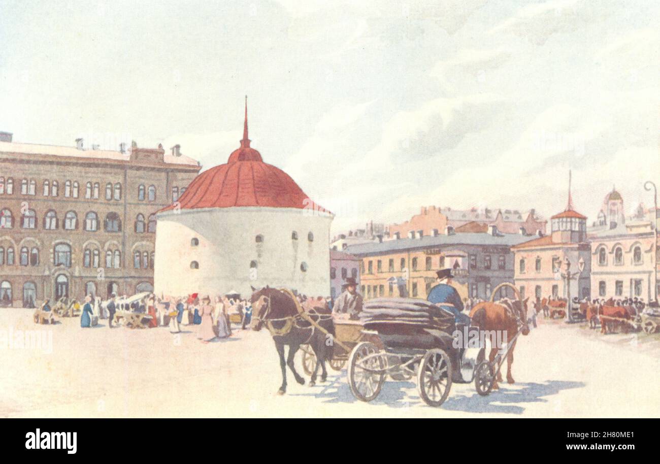 FINLAND. Viborg 1908 old antique vintage print picture Stock Photo - Alamy