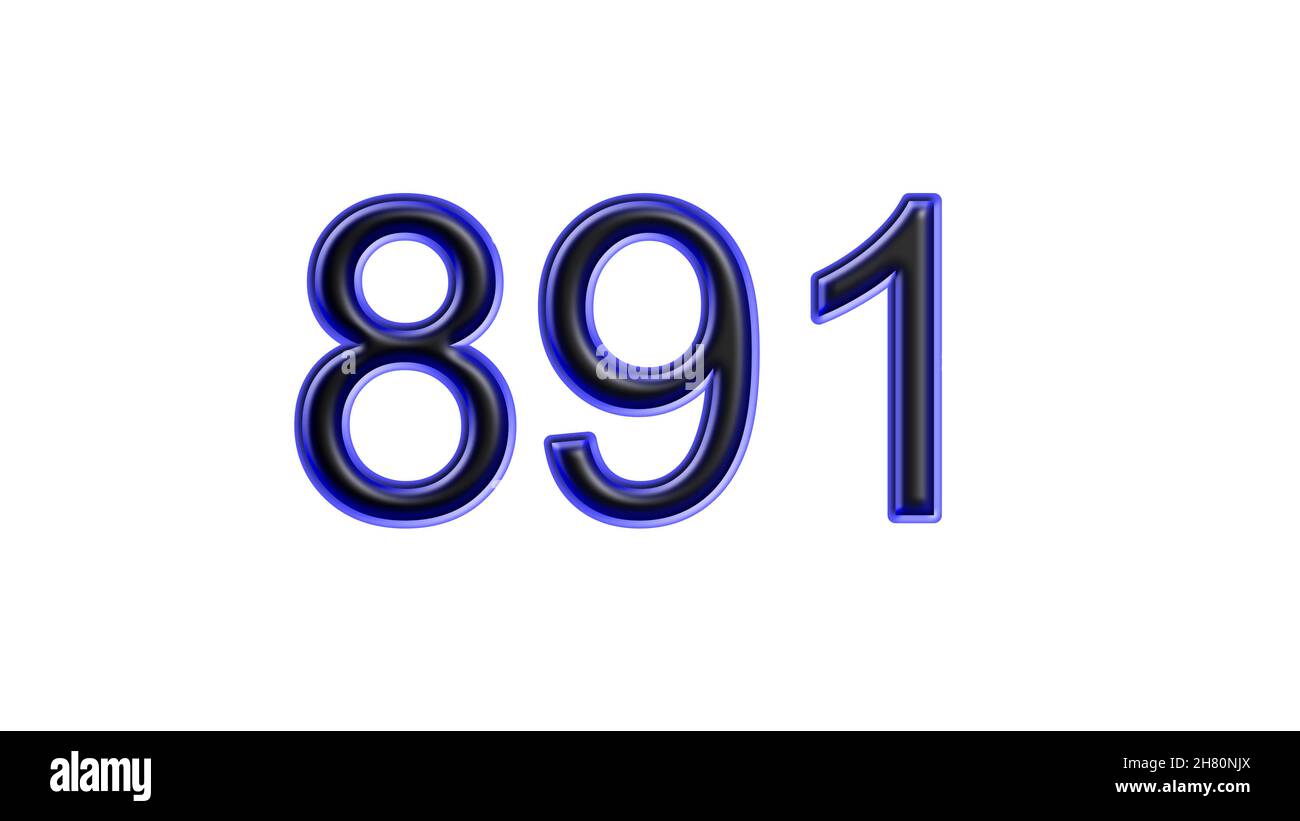 891 number Cut Out Stock Images & Pictures - Alamy