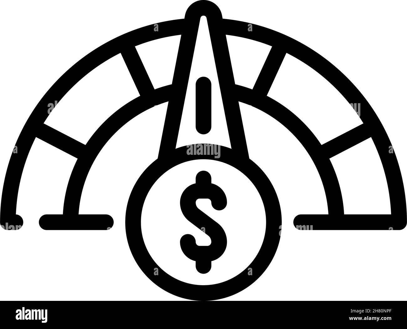 performance business intelligence line icon vector illustration Stock ...