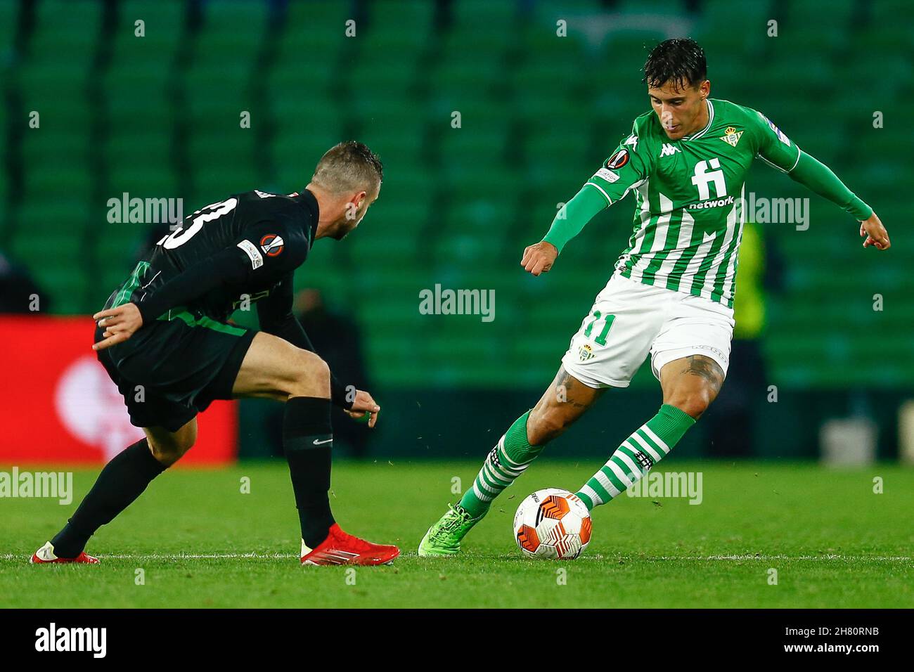 Cristian Tello of Real Betis during the UEFA Europa League match ...