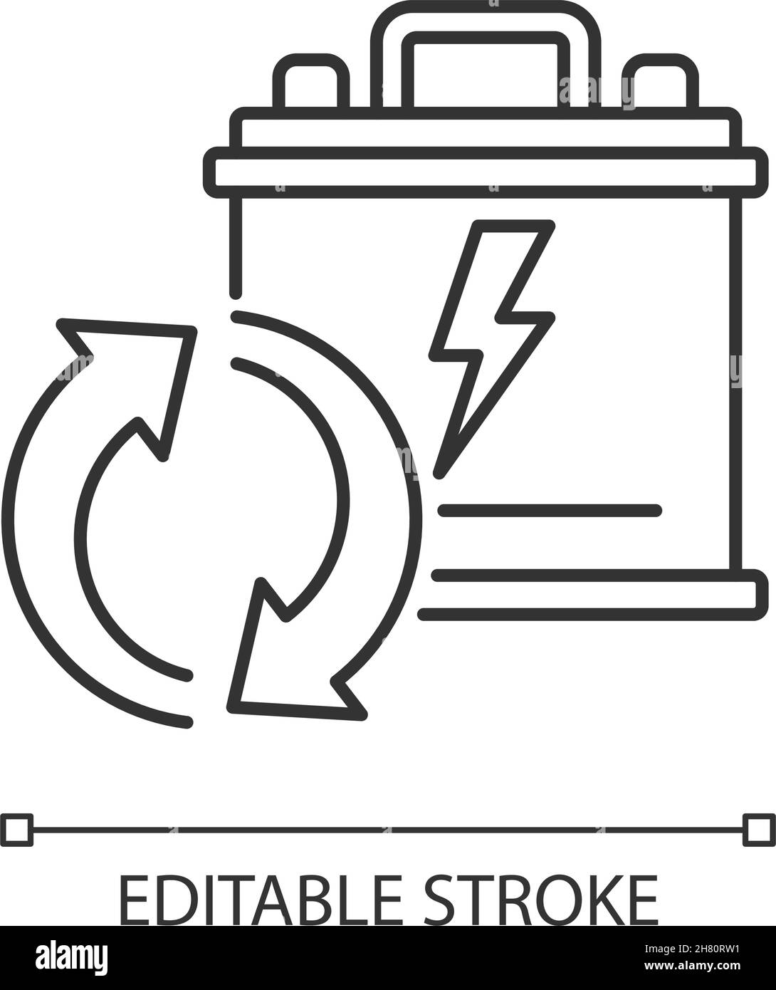 Lead acid batteries Stock Vector Images - Alamy