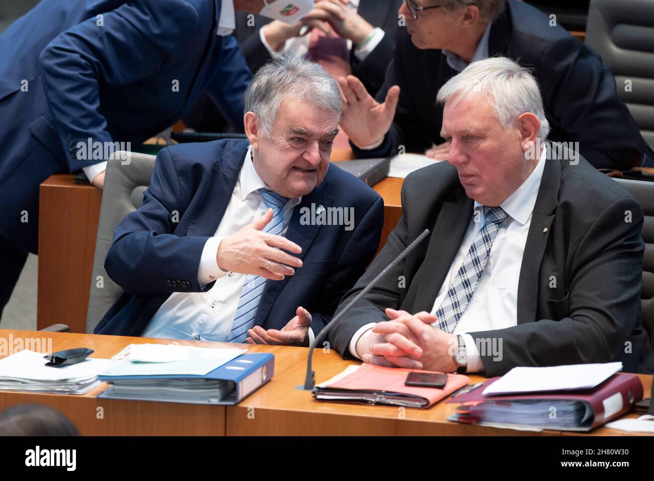 left to right Herbert REUL, CDU, Minister of the Interior, Minister of ...
