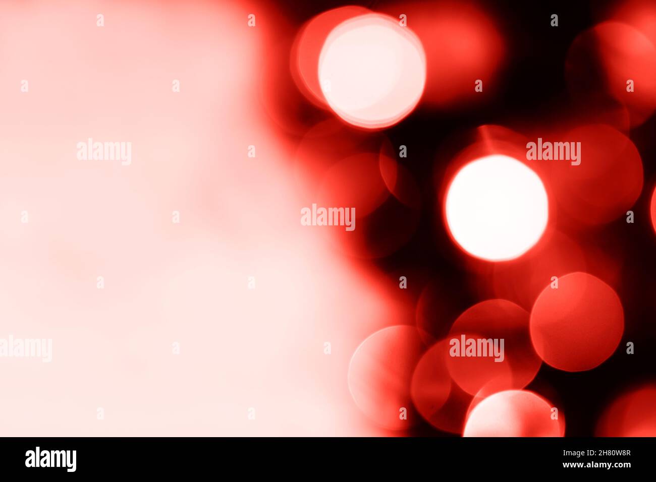 Blurred lights red background. Abstract bokeh with soft light. Trendy ...