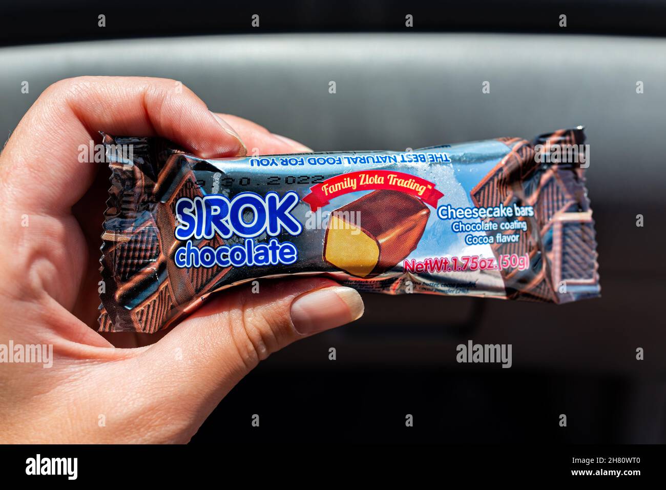 Miami, USA - July 29, 2021: Storebought Russian cheesecake ice cream ...