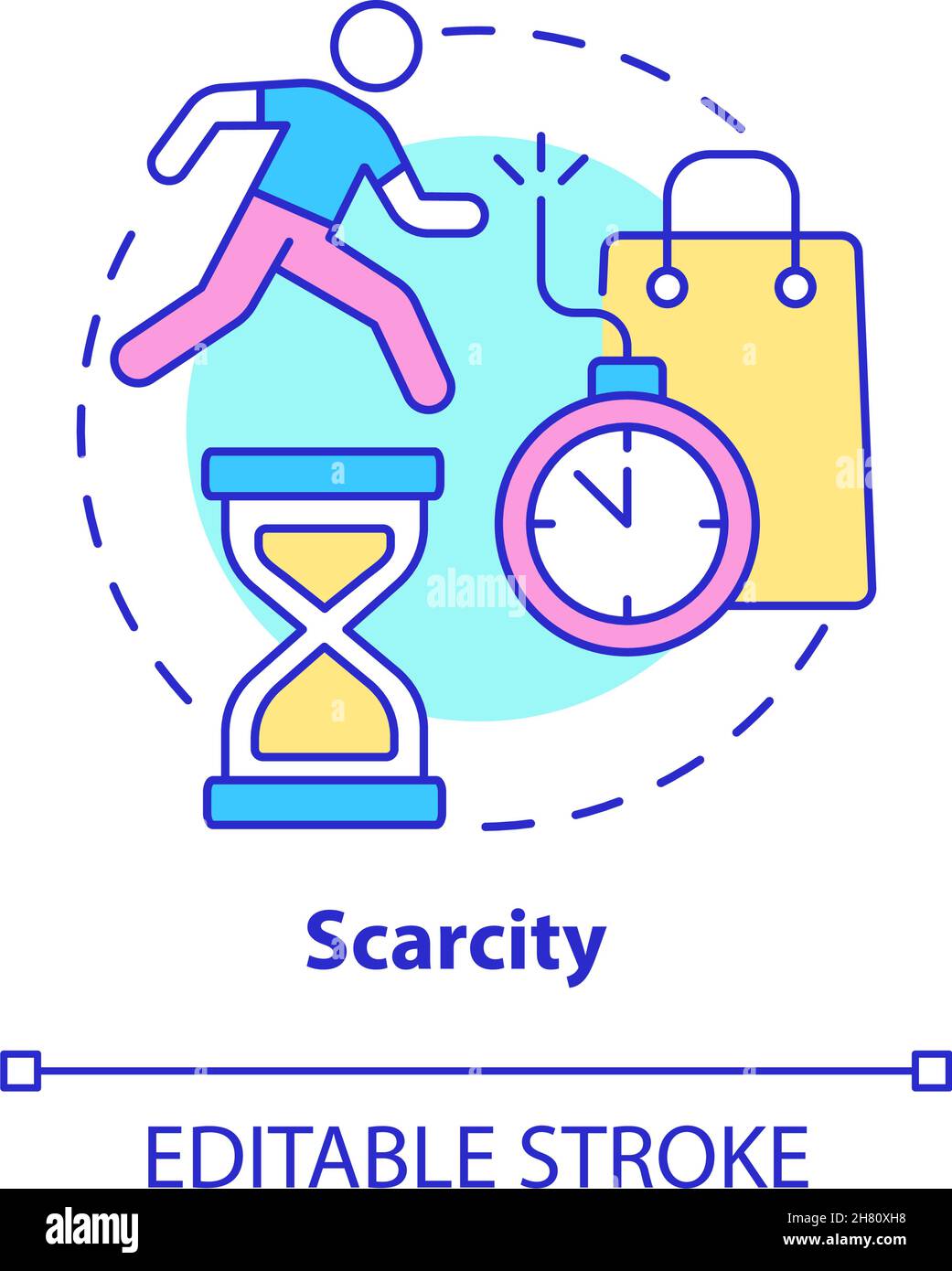 Scarcity concept icon Stock Vector Image & Art - Alamy