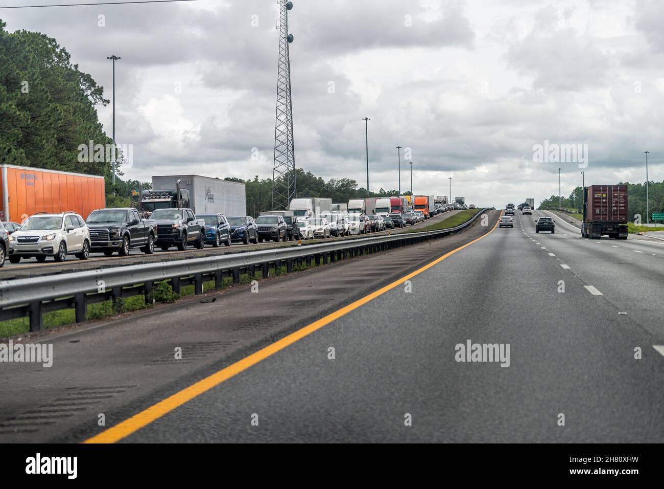 Stuck car pov hi-res stock photography and images - Alamy