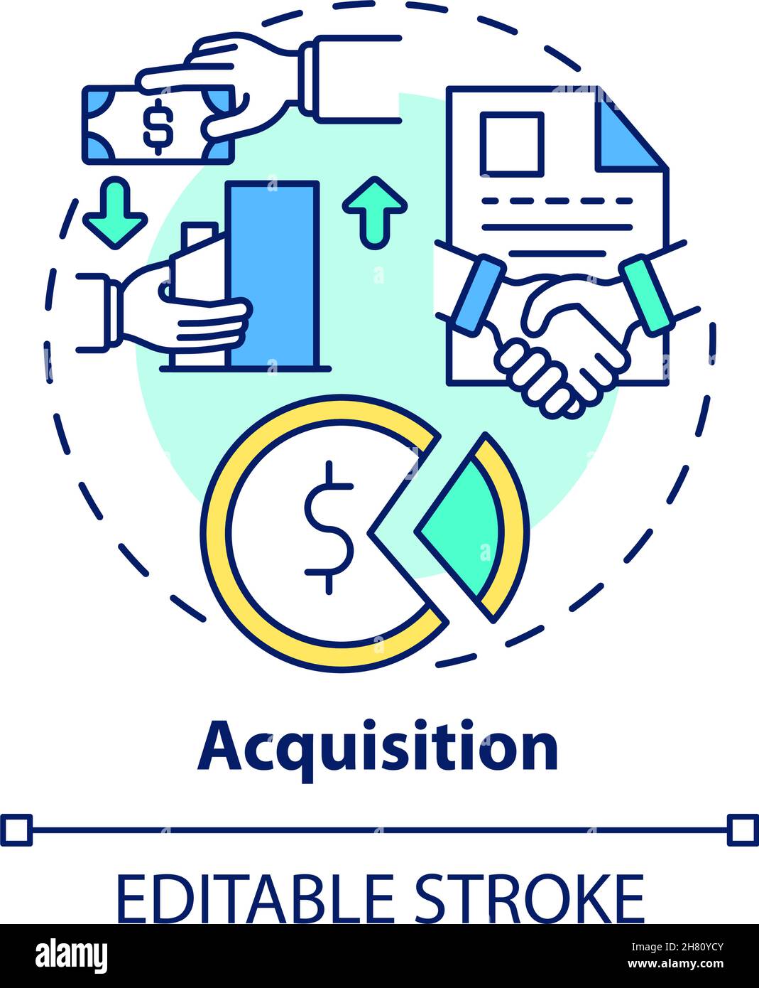 Asset acquisition Stock Vector Images - Alamy