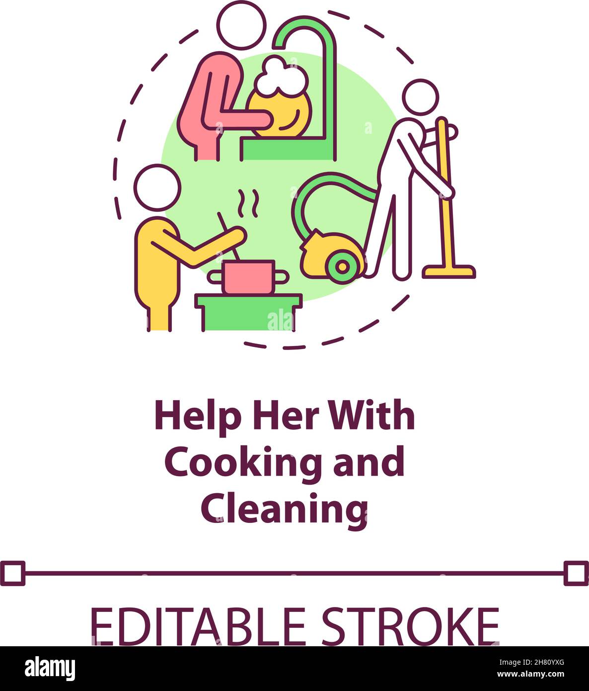 Woman pregnant cooking cleaning hi-res stock photography and images - Alamy