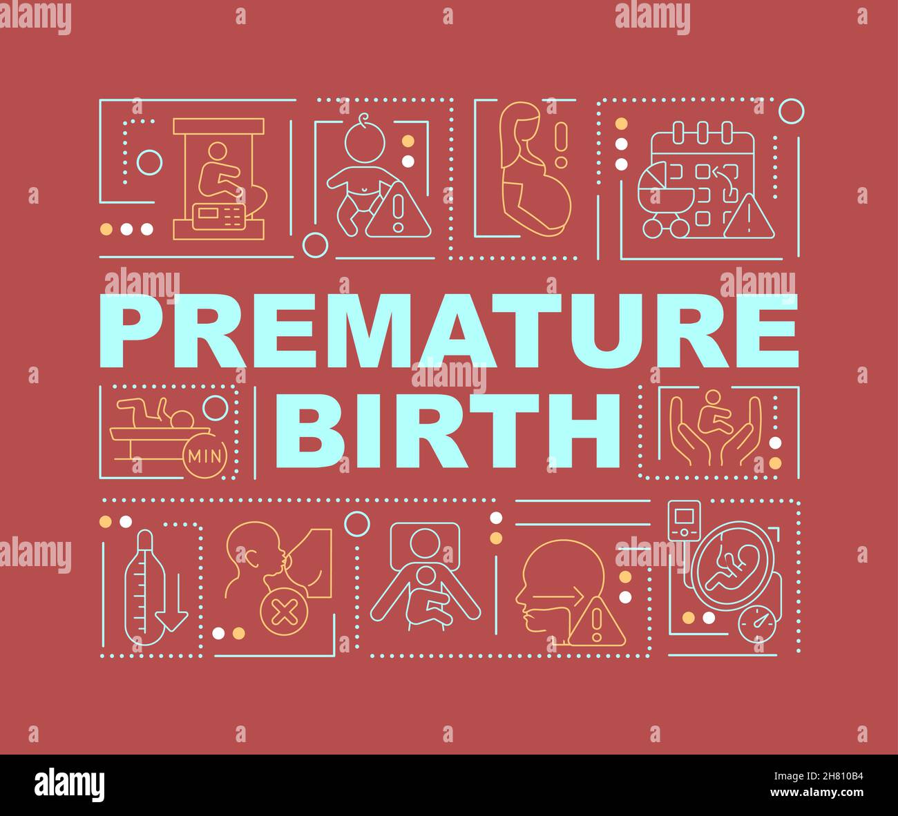 Preterm labor Stock Vector Images - Alamy