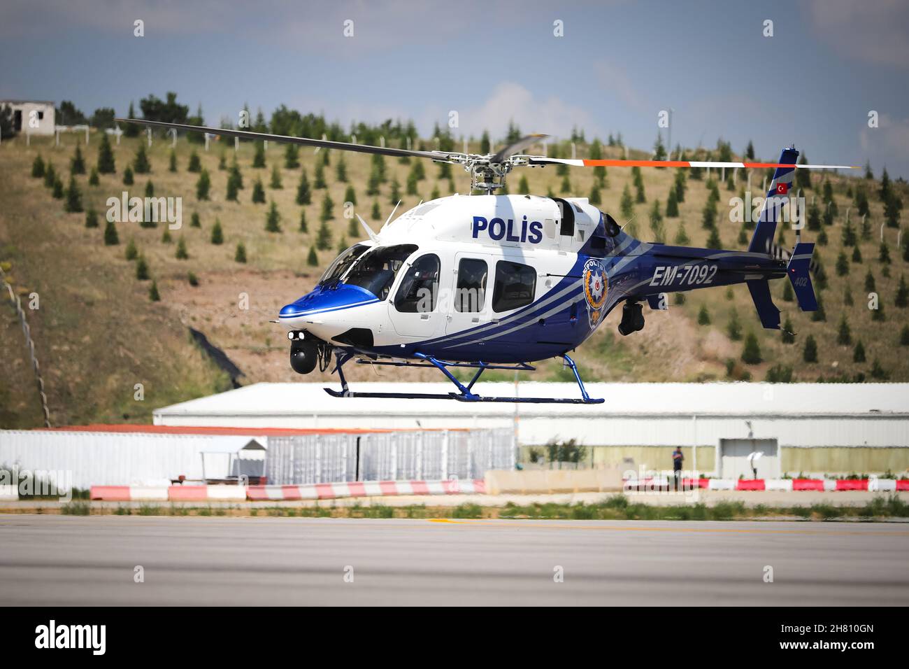ANKARA, TURKEY - JUNE 26, 2021: Turkish Police Force Bell 429 ...
