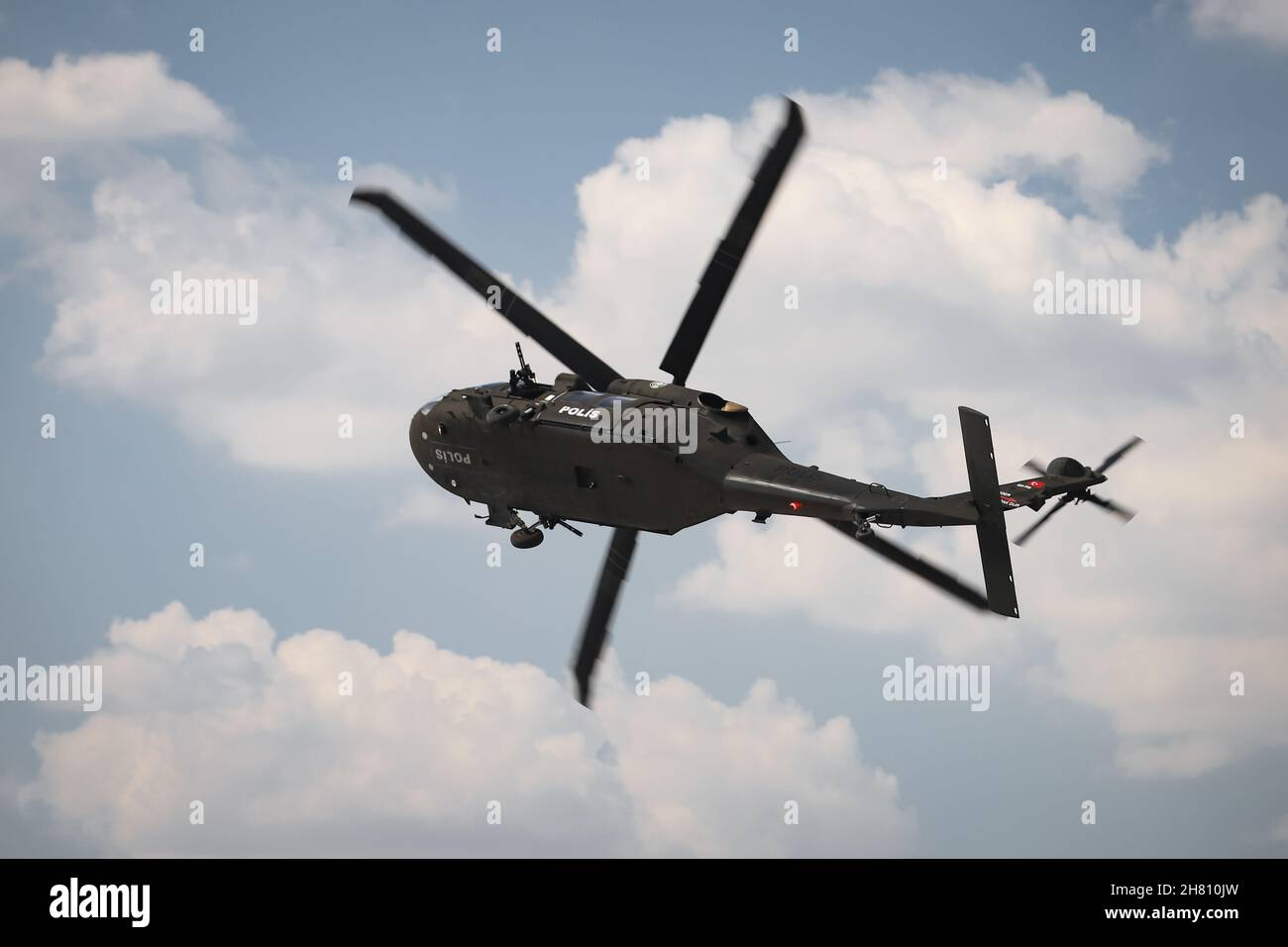 ANKARA, TURKEY - JUNE 26, 2021: Turkish Police Force Sikorsky S-70 ...