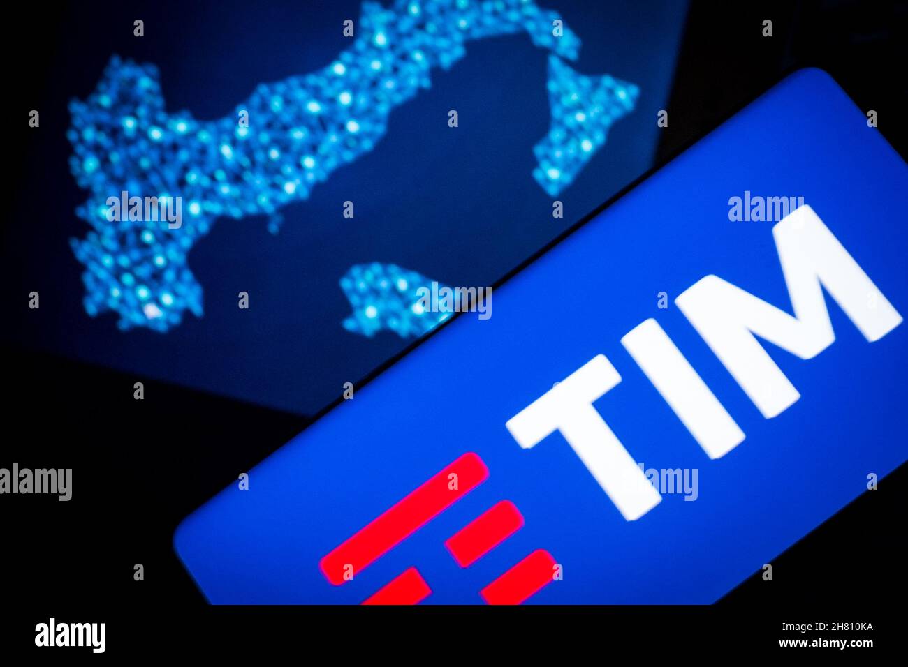 Telecom italia logo hi-res stock photography and images - Alamy