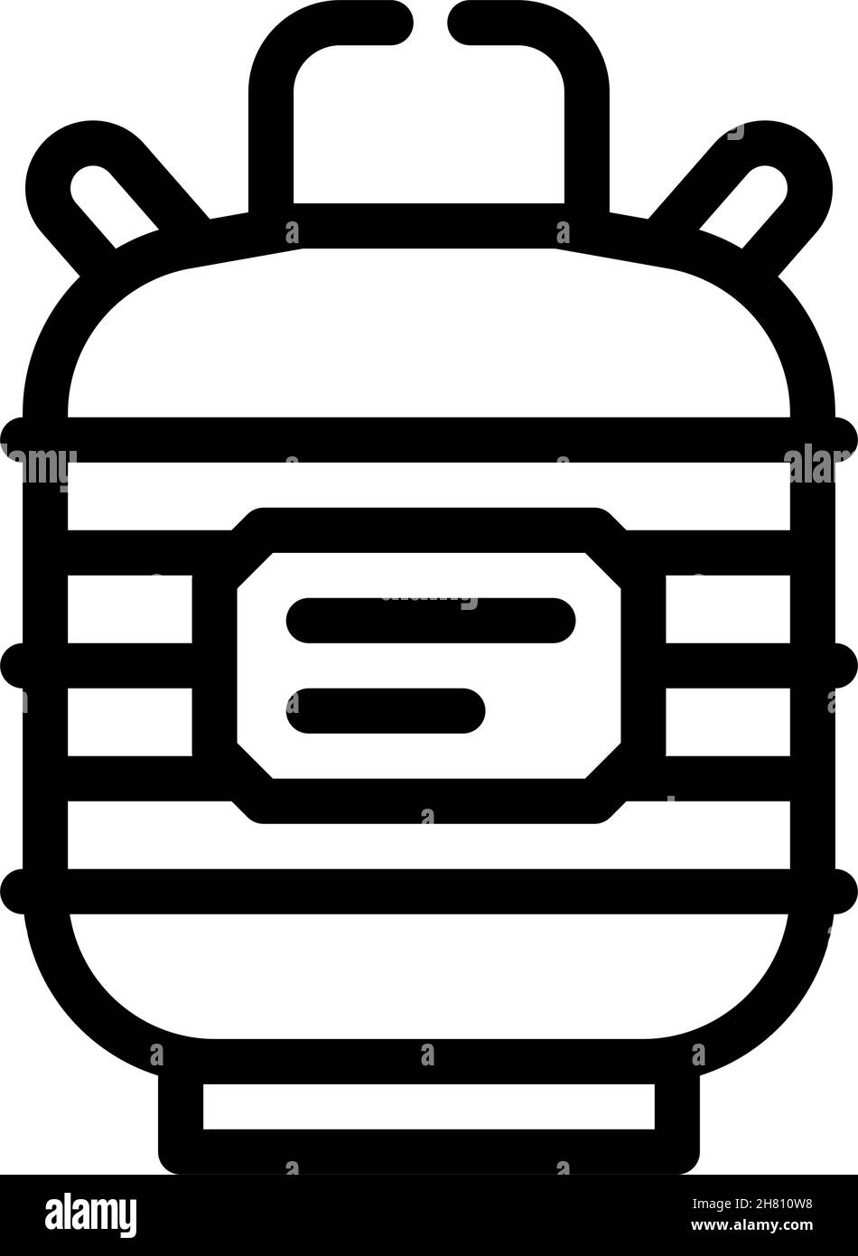 dewar vessel laboratory tool line icon vector illustration Stock Vector ...