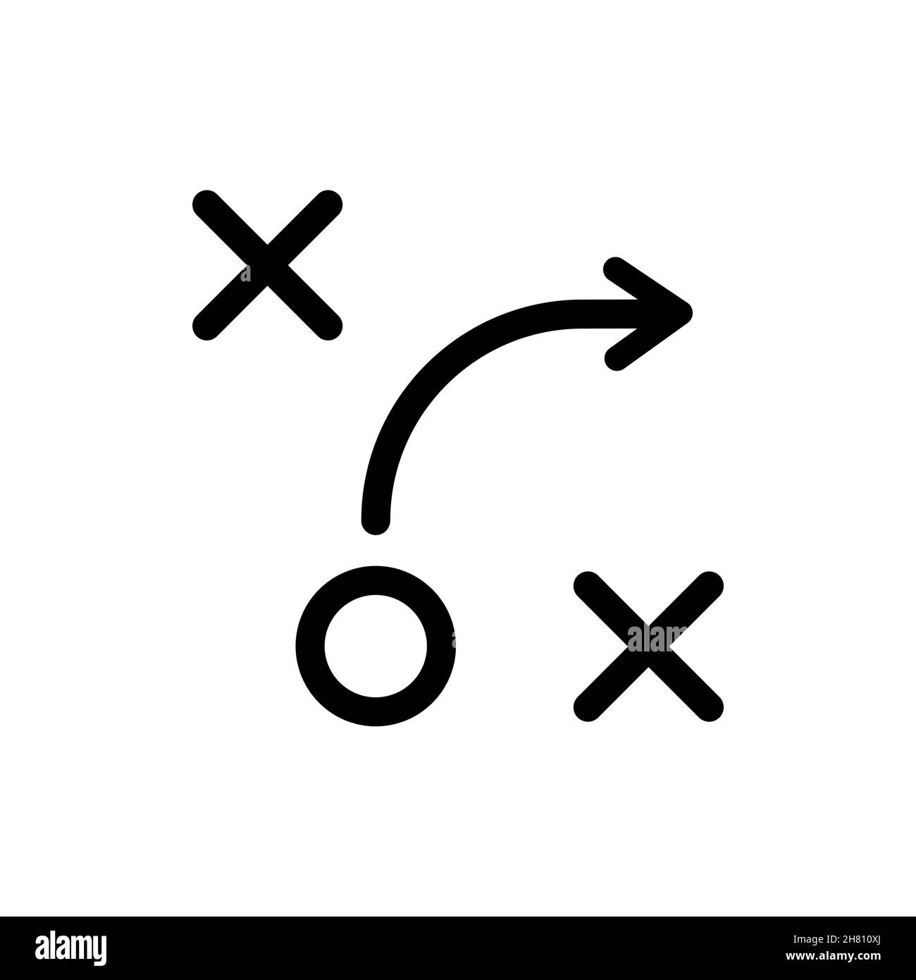 Soccer field strategy game tactic football vector board game plan ...