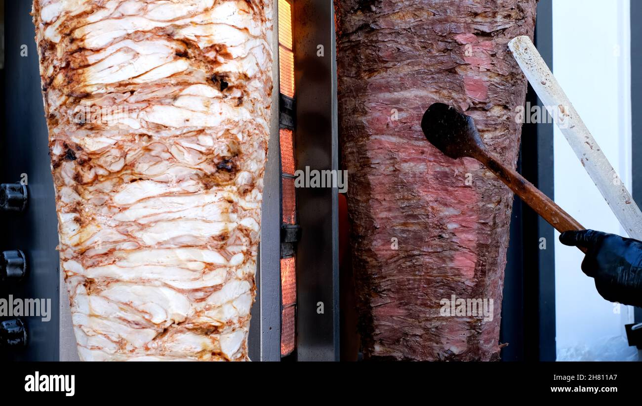 Traditional Turkish food doner Stock Photo - Alamy