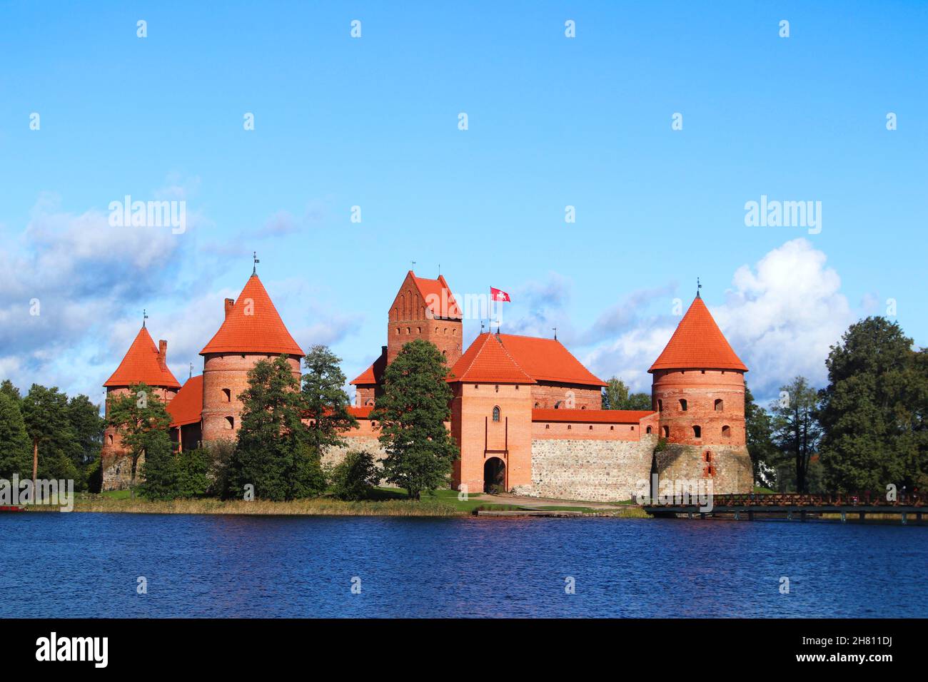 The watercastle Trakai in Lithuania, baltic states, europe Stock Photo ...