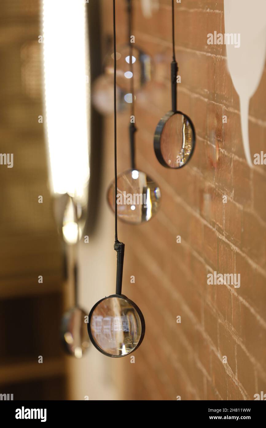 Antique magnifying glass studio hi-res stock photography and images - Alamy