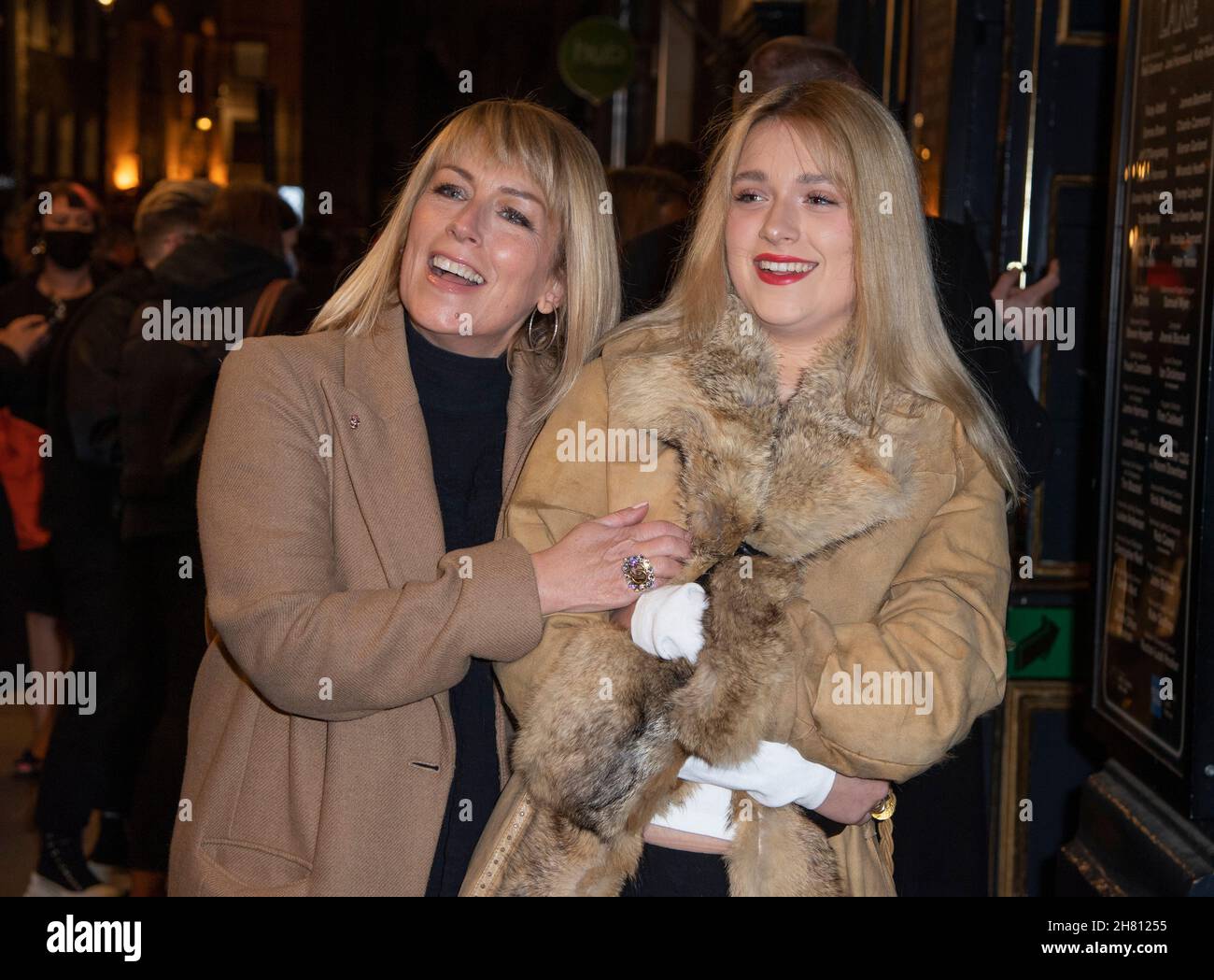 London, UK. Fay Ripley and Daughter at the West End premiere of ...
