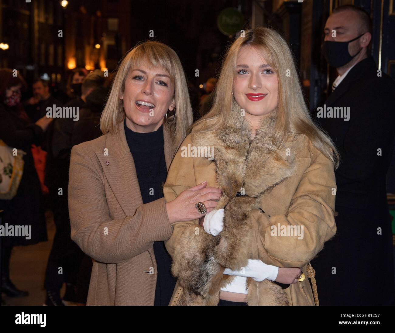 London, UK. Fay Ripley and Daughter at the West End premiere of ...