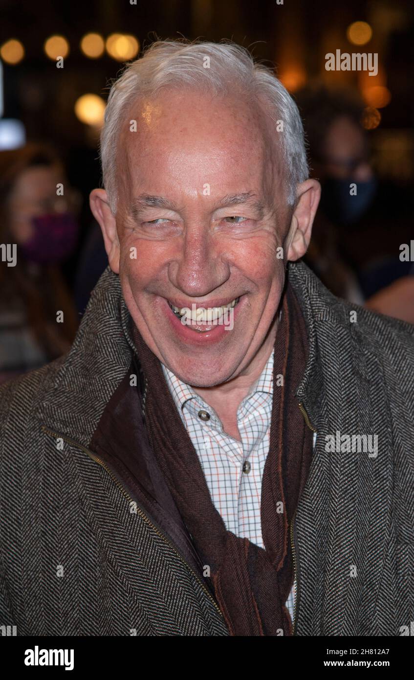 London, UK. Simon Callow at the West End premiere of National Theatre's ...