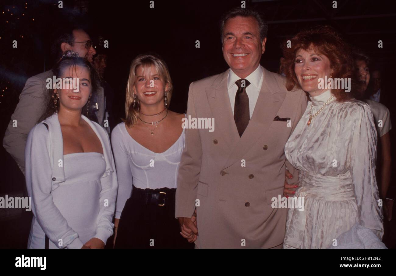 Los Angeles.CA.USA. LIBRARY. Robert Wagner with Jill St. John, Natasha ...