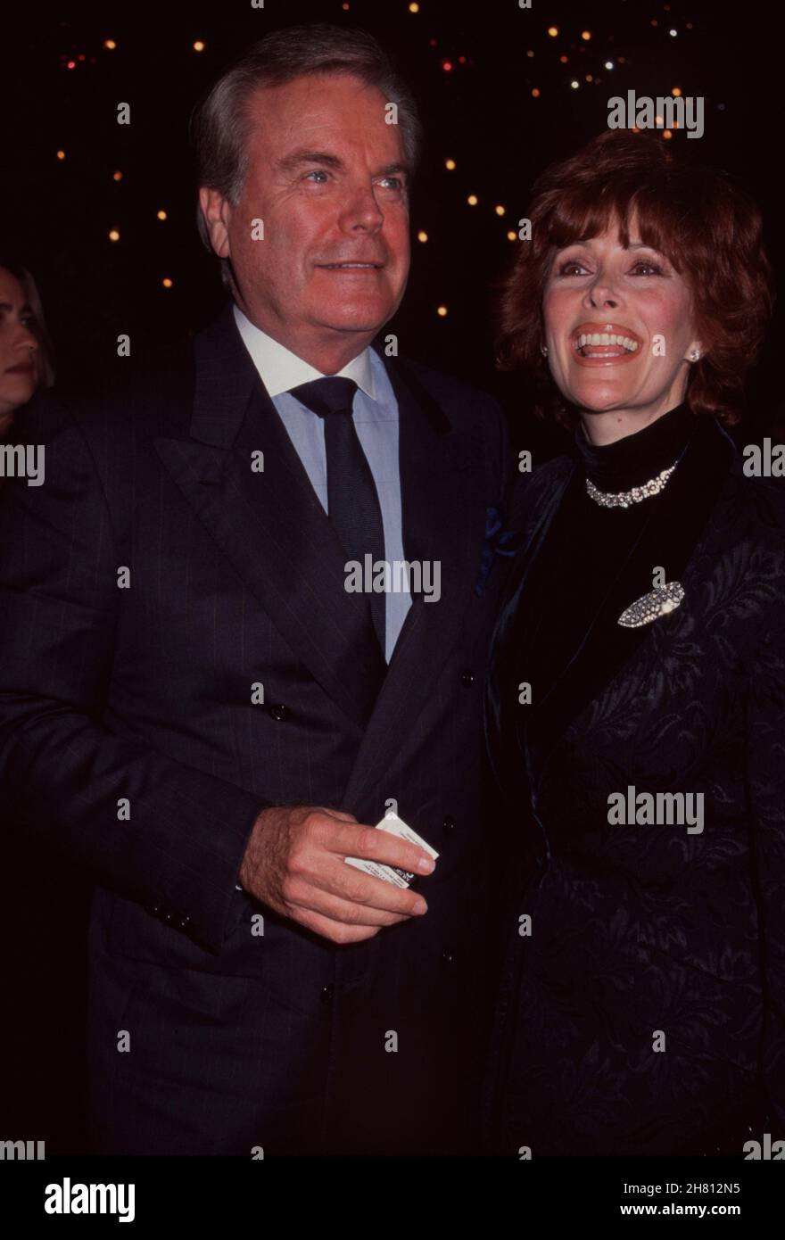 Los Angeles.CA.USA. LIBRARY. Robert Wagner with Jill St. John at the ...