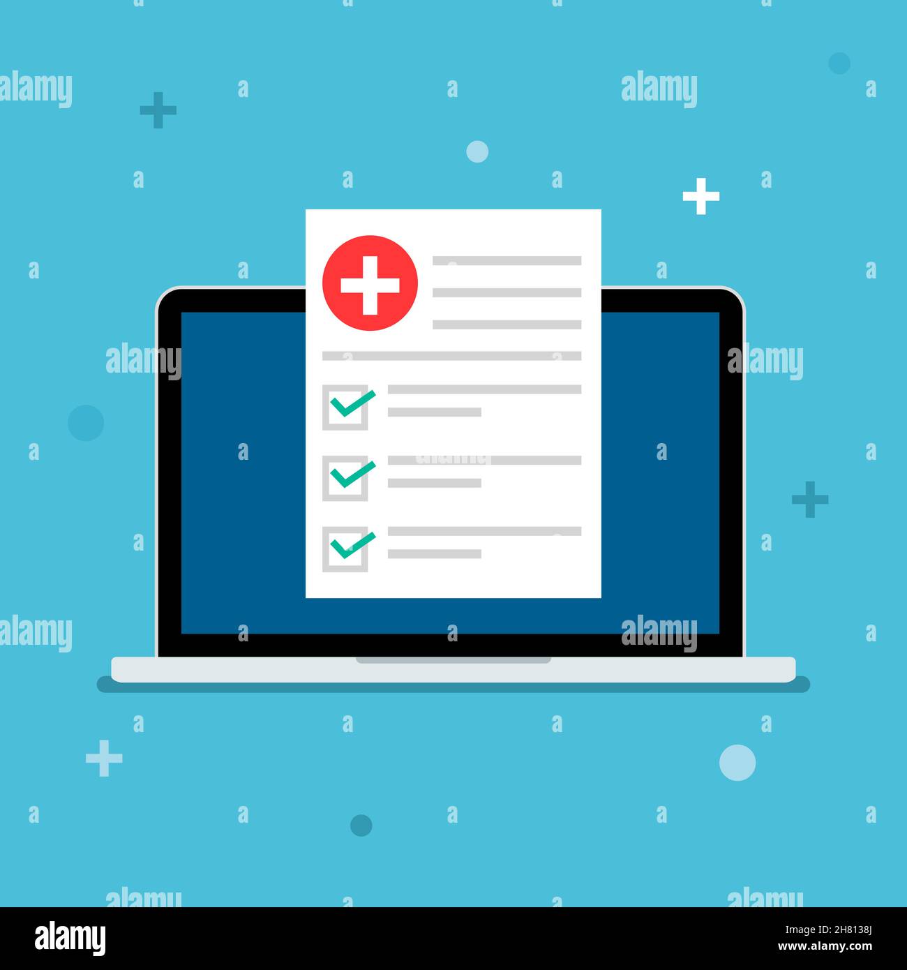 Medical prescription digital document pc online report. Prescription ...