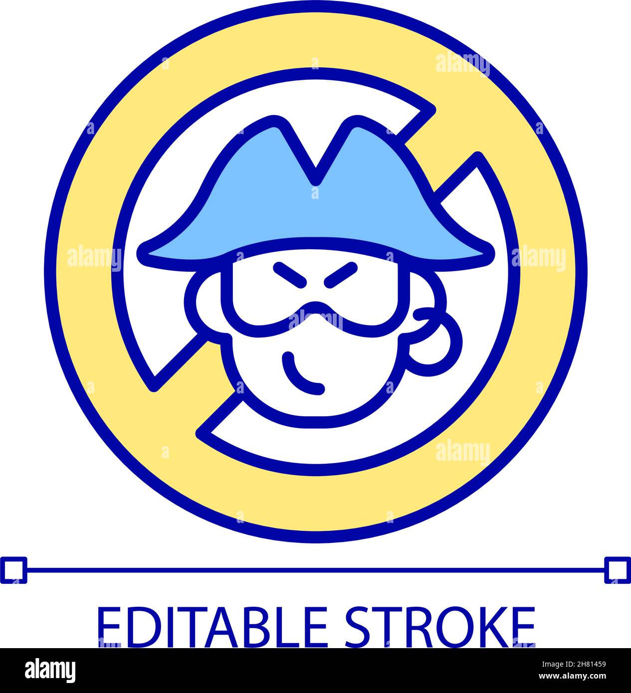 Cyber attacks prevention RGB color icon Stock Vector Image & Art - Alamy