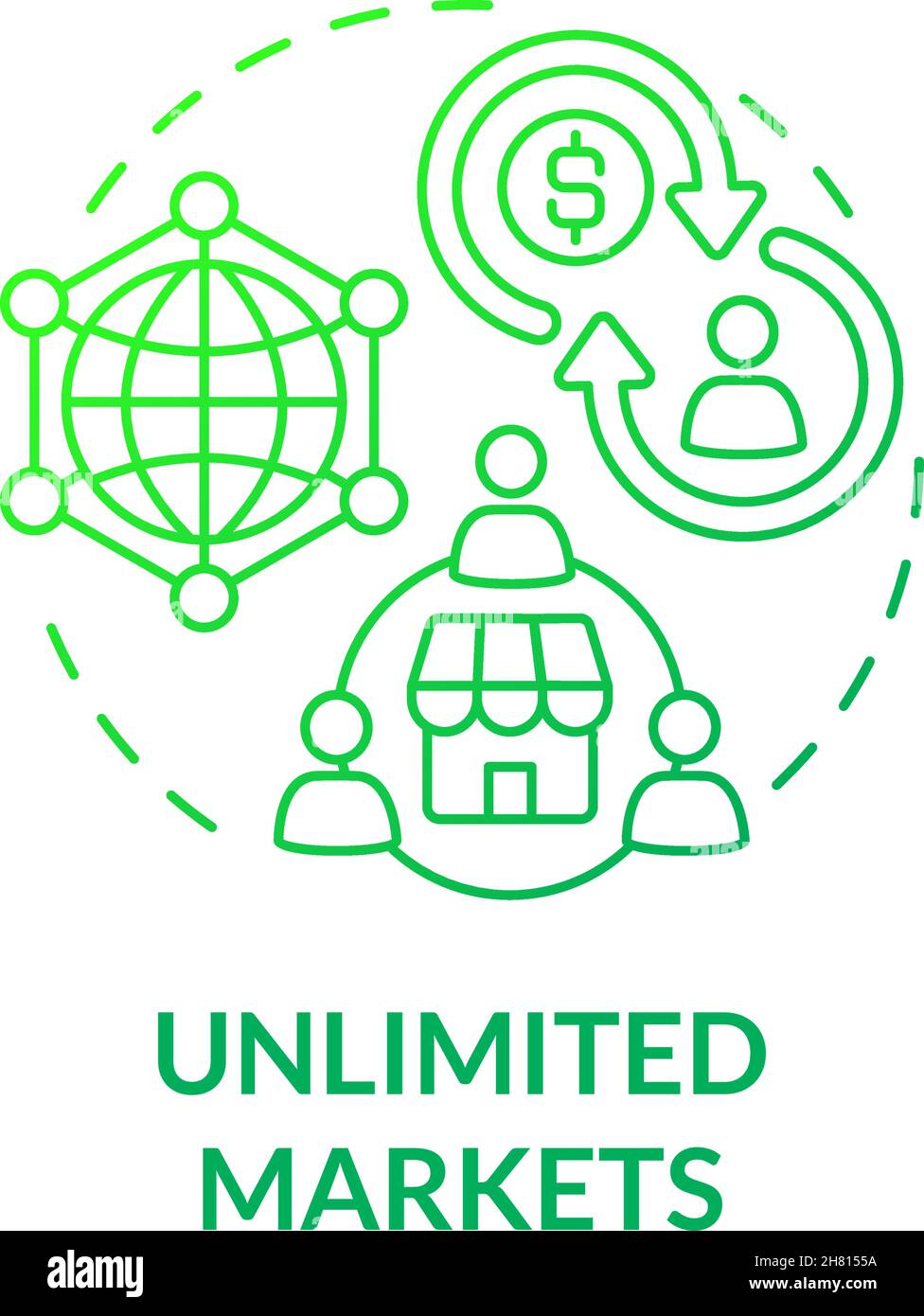 Green markets Stock Vector Images - Alamy