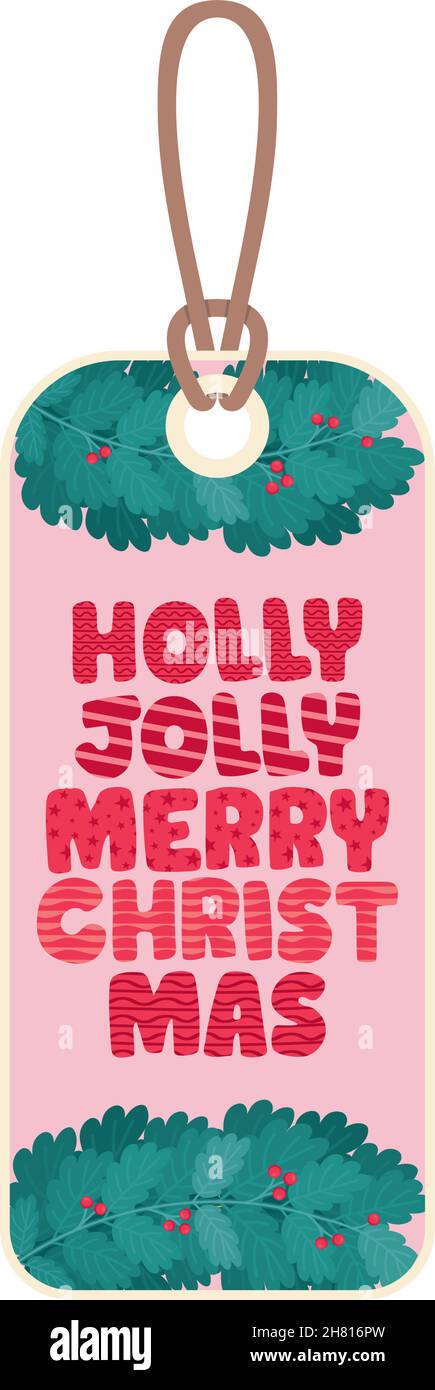 christmas etiquette illustration Stock Vector Image & Art - Alamy