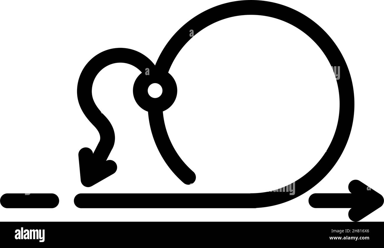 return back line icon vector illustration Stock Vector Image & Art - Alamy