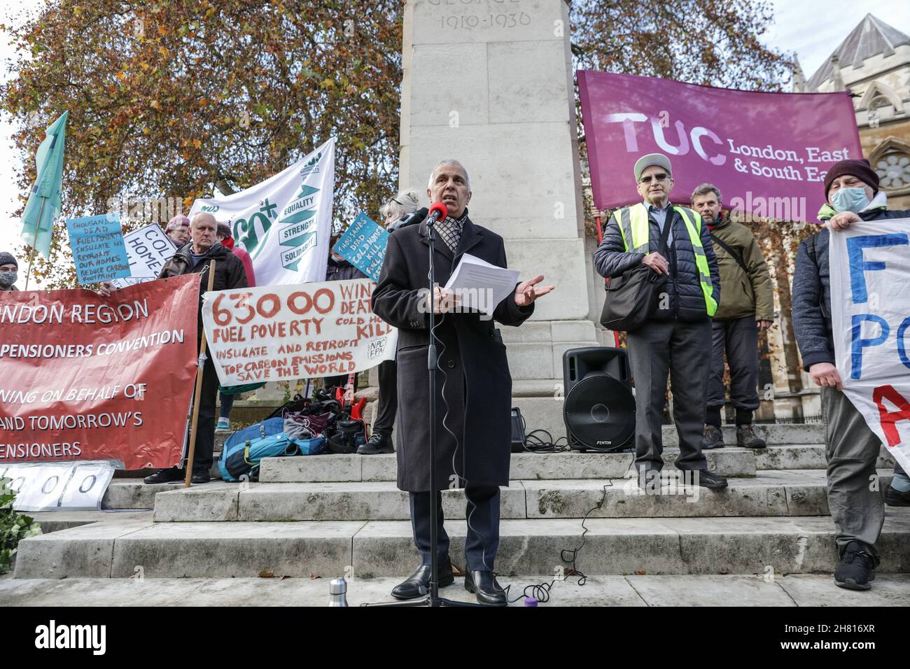 Westminster, London, UK. 26th Nov, 2021. Lord Prem Sikka speaks ...